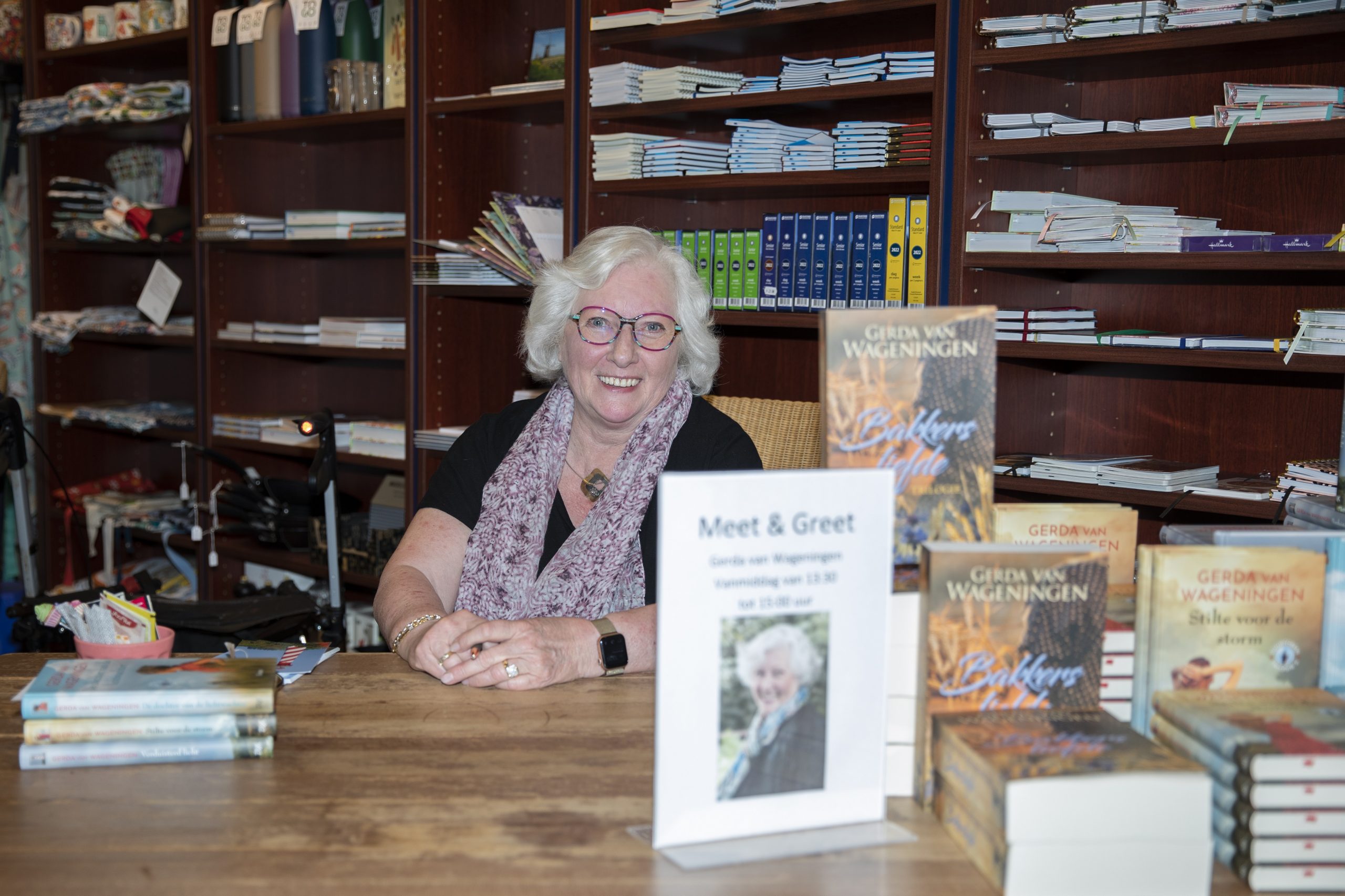 Gerda van Wageningen signeerde in Zierikzee - Uitgeverij Z&K